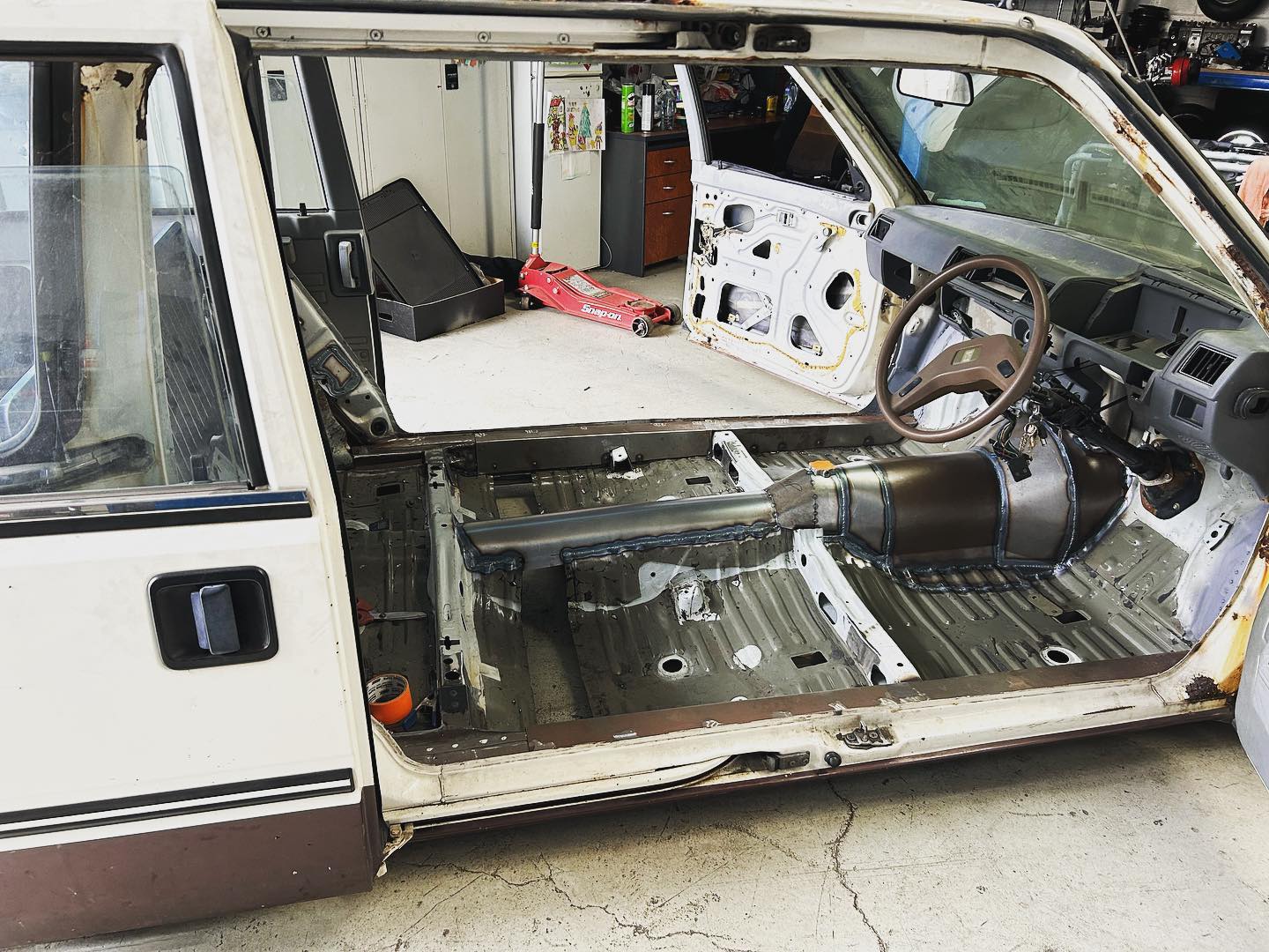 Body-Dropped Nissan Praire Cops 2JZ Stroker